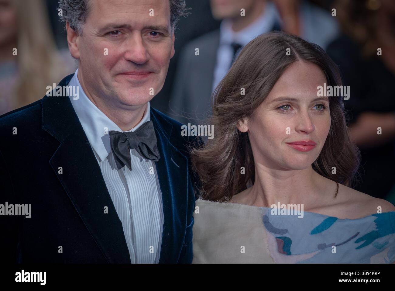 Charles Guard and Felicity Jones attend the "Ocean With David ...