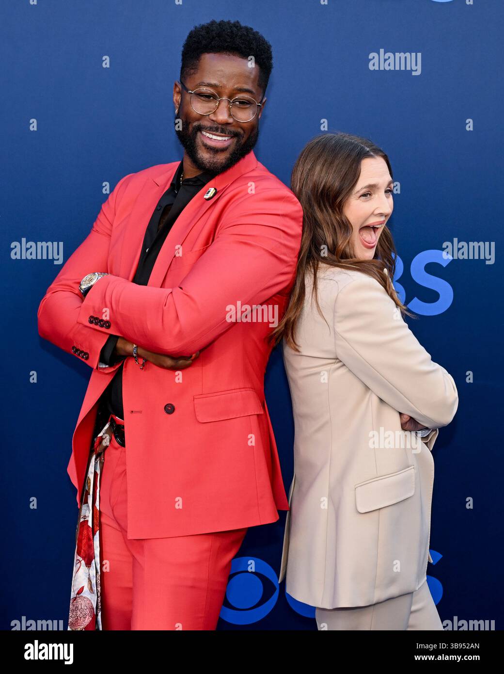 May 7, 2025, Los Angeles, California, USA: Nate Burleson and Drew ...