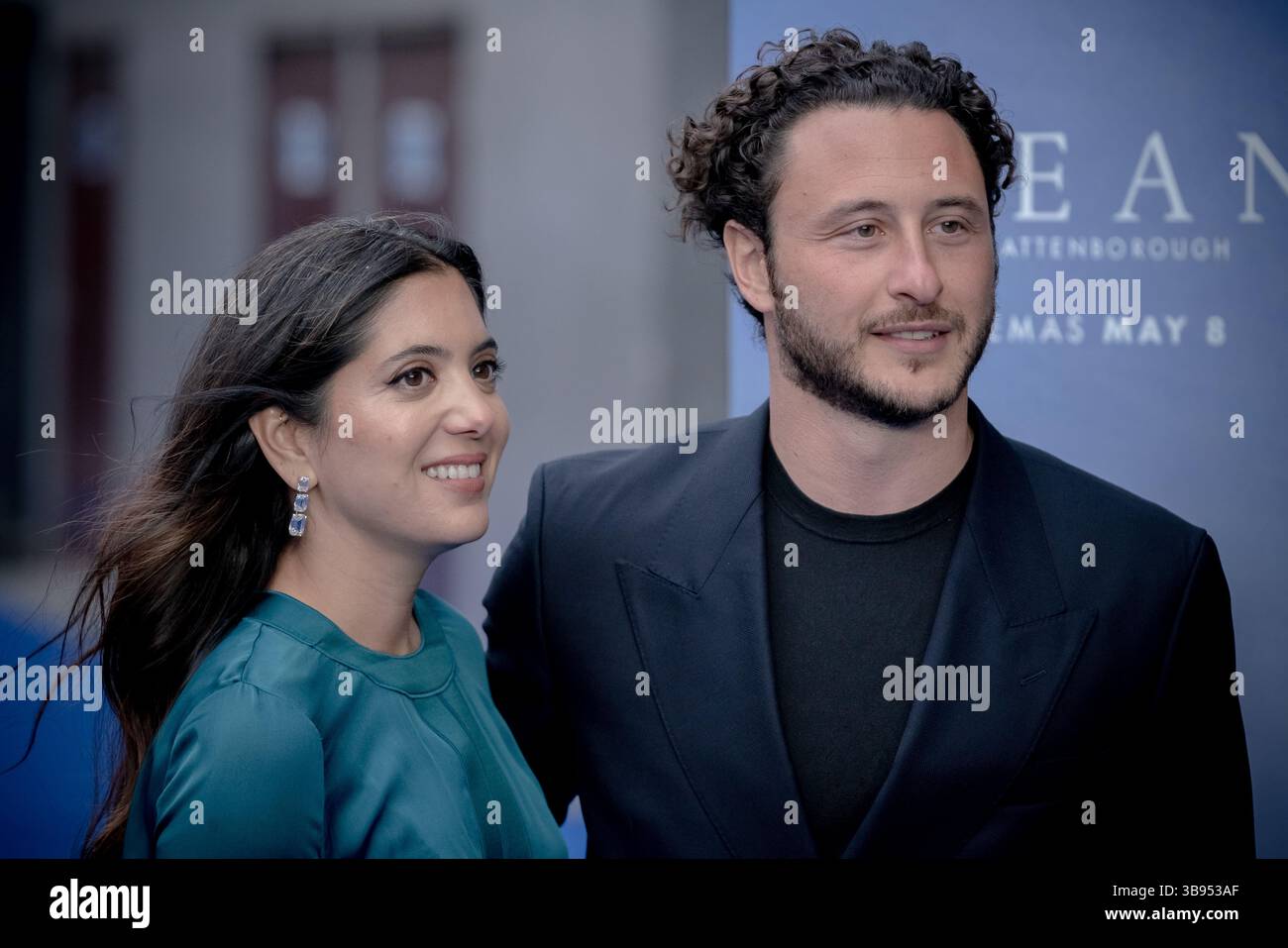 Noor Fares and Alexandre Al Khawam attend the "Ocean With David ...