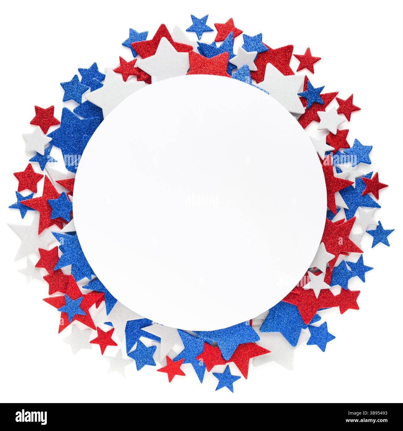 Stars circle border Cut Out Stock Images & Pictures - Alamy
