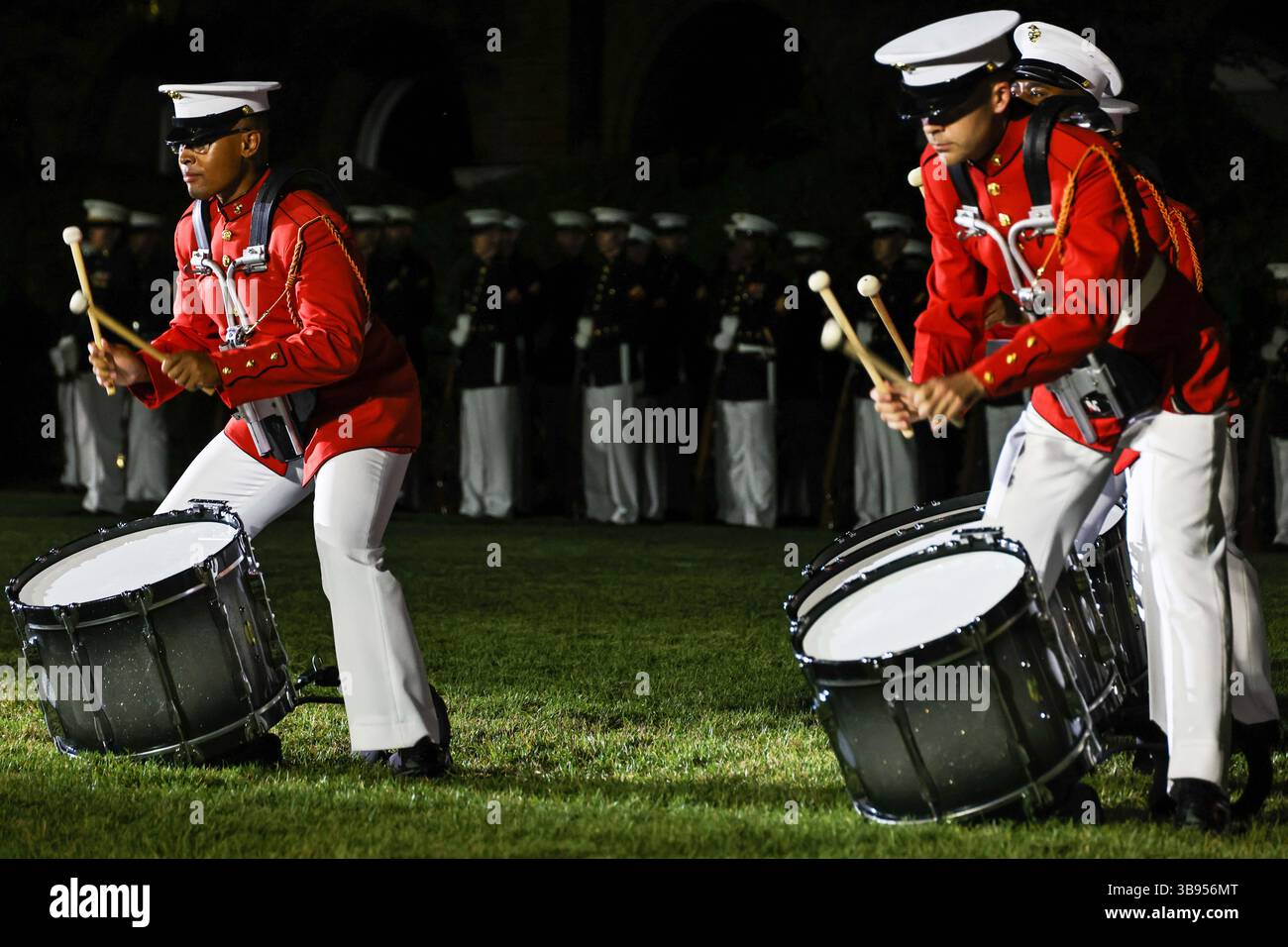 May 2, 2025 - Washington, District of Columbia, USA - U.S. Marines with ...