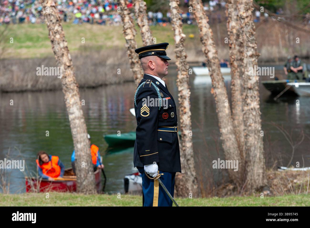 Patriots Day parade and ceremonies celebrating the 250th anniversary of ...