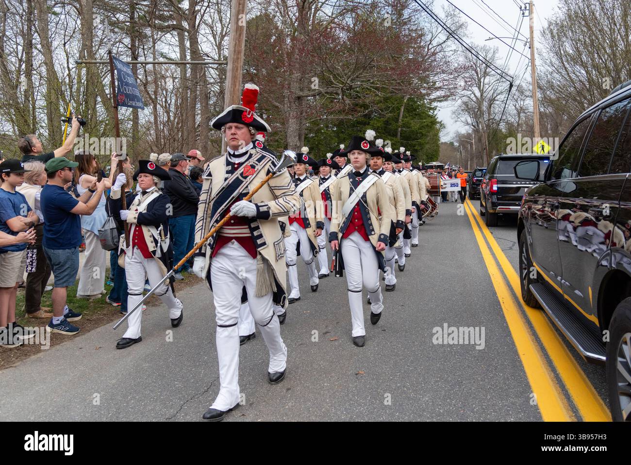 Patriots Day parade and ceremonies celebrating the 250th anniversary of ...