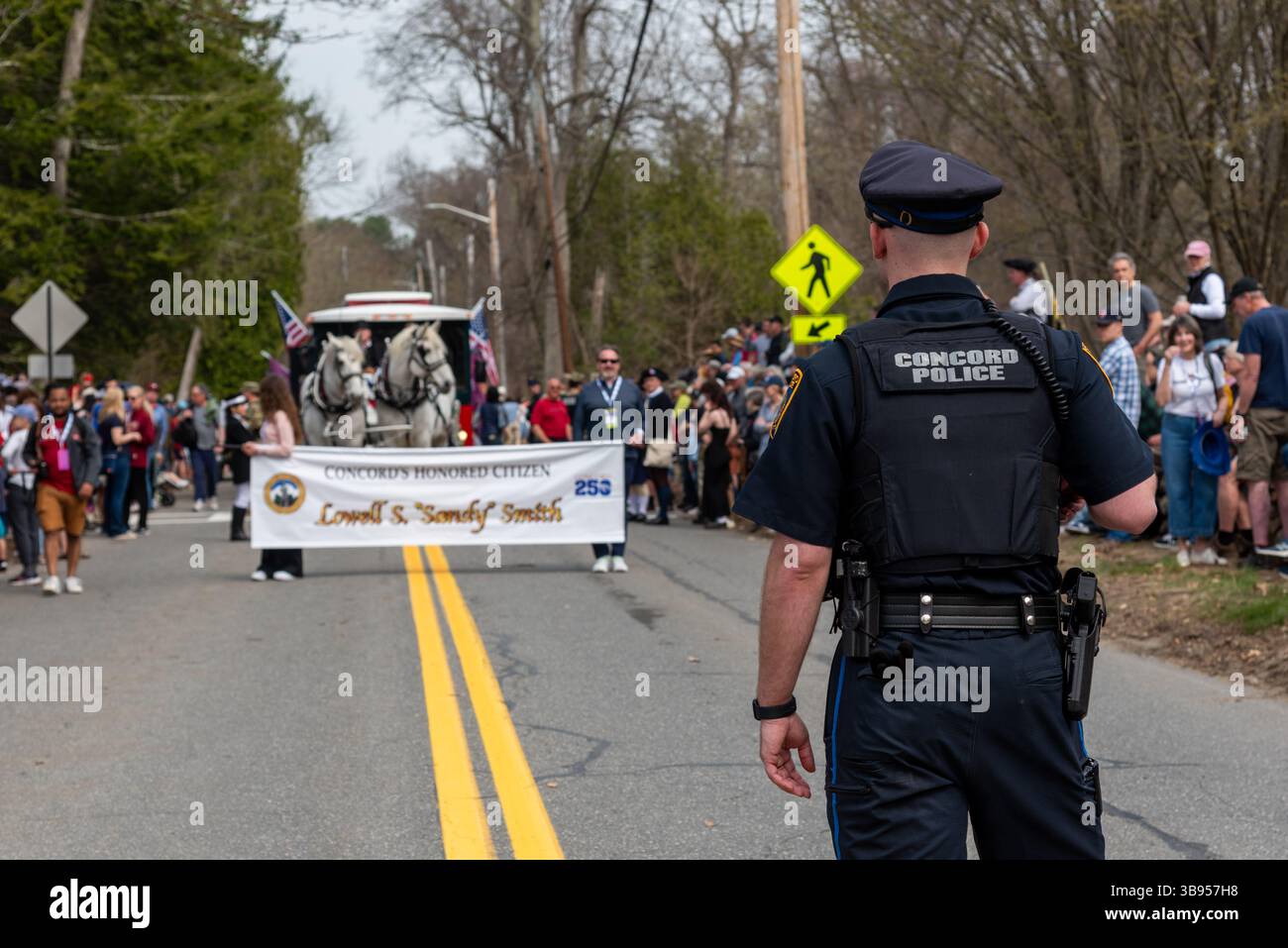 Patriots Day parade and ceremonies celebrating the 250th anniversary of ...