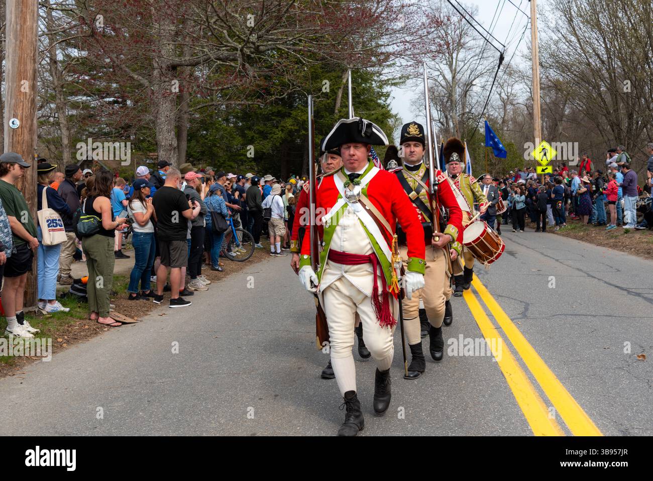 Patriots Day parade and ceremonies celebrating the 250th anniversary of ...