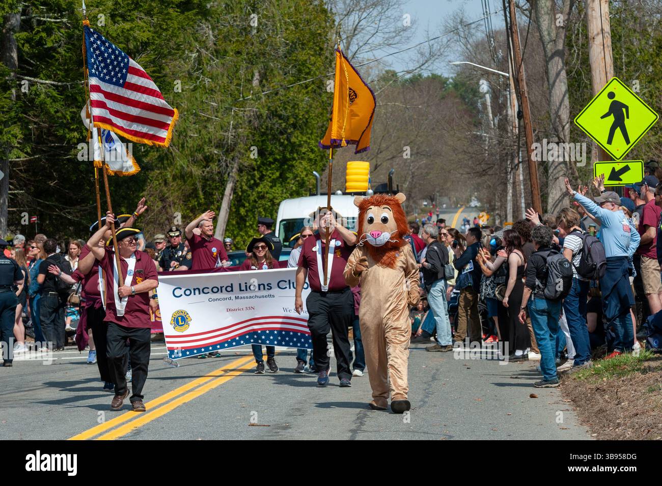 Patriots Day parade and ceremonies celebrating the 250th anniversary of ...
