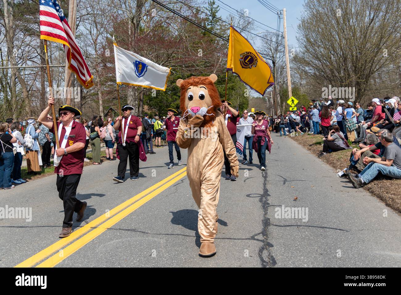 Patriots Day parade and ceremonies celebrating the 250th anniversary of ...