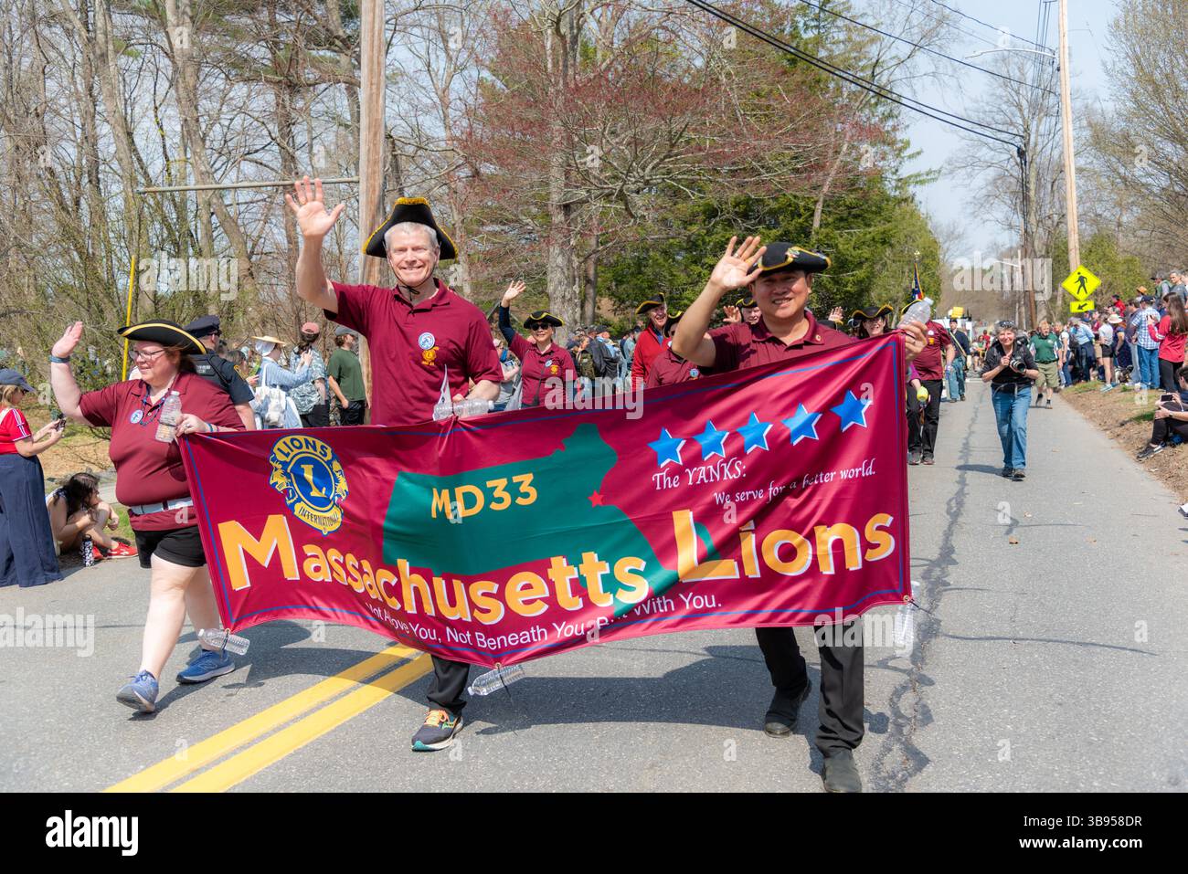 Patriots Day parade and ceremonies celebrating the 250th anniversary of ...