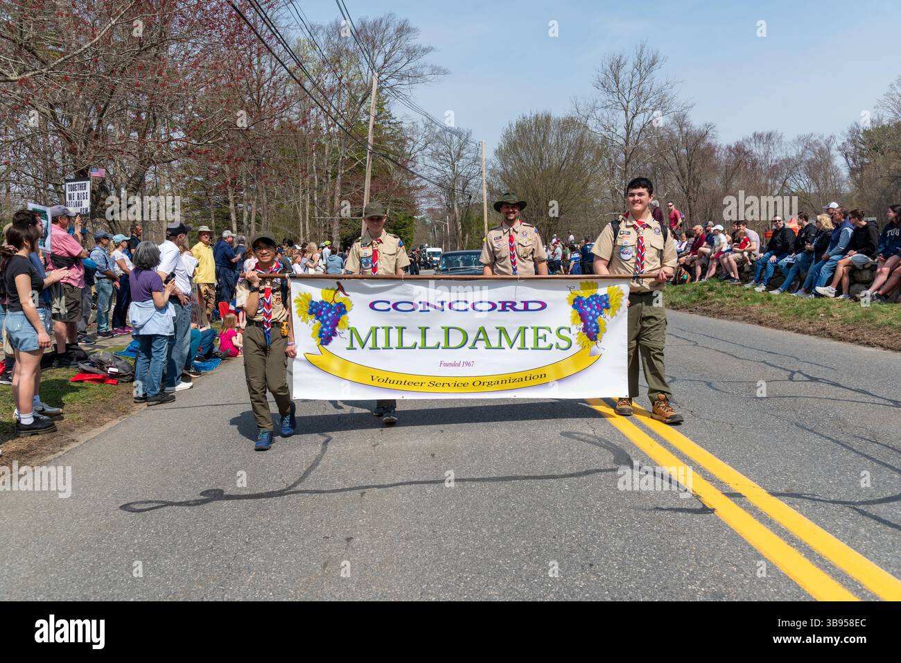 Patriots Day parade and ceremonies celebrating the 250th anniversary of ...