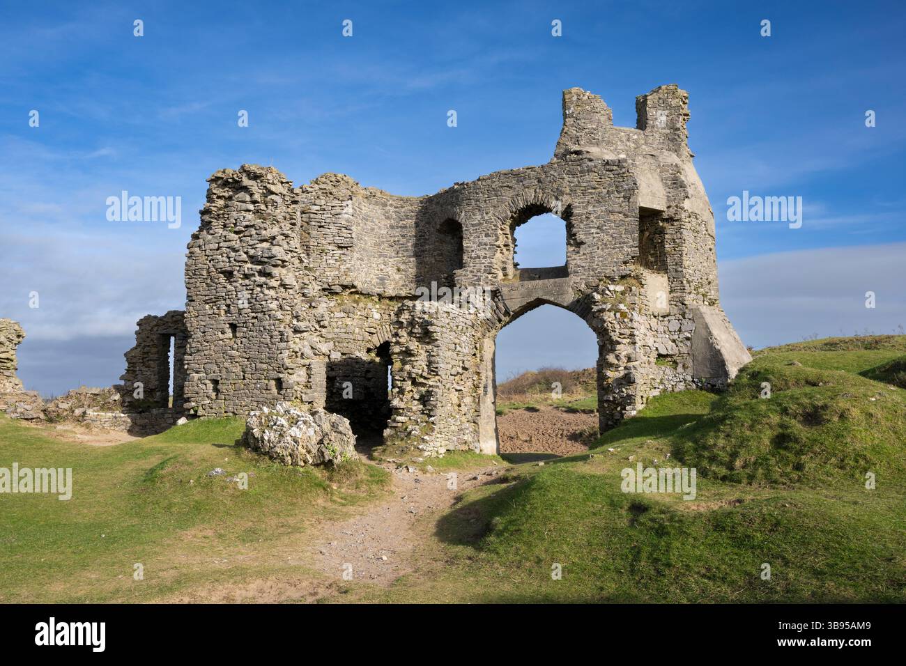 Pennard Castle, Gower Peninsula, Wales Stock Photo - Alamy