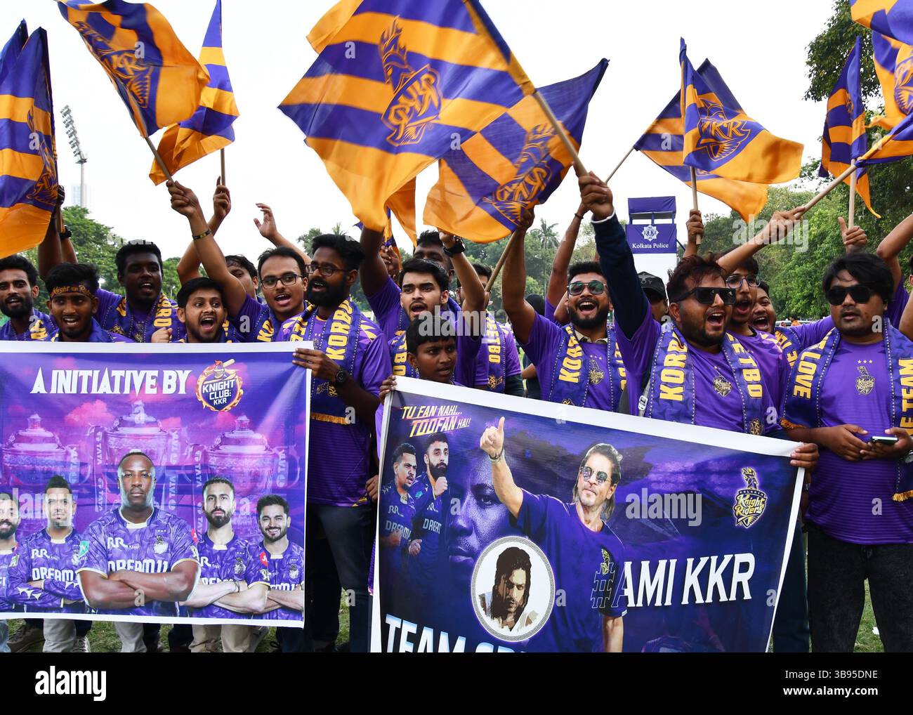 May 8, 2025, Kolkata, West Bengal, India: Fans from both the Chennai ...