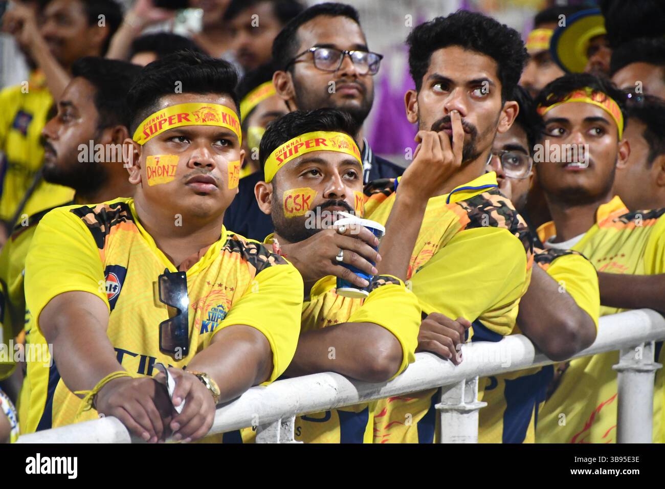 May 8, 2025, Kolkata, West Bengal, India: Fans from both the Chennai ...