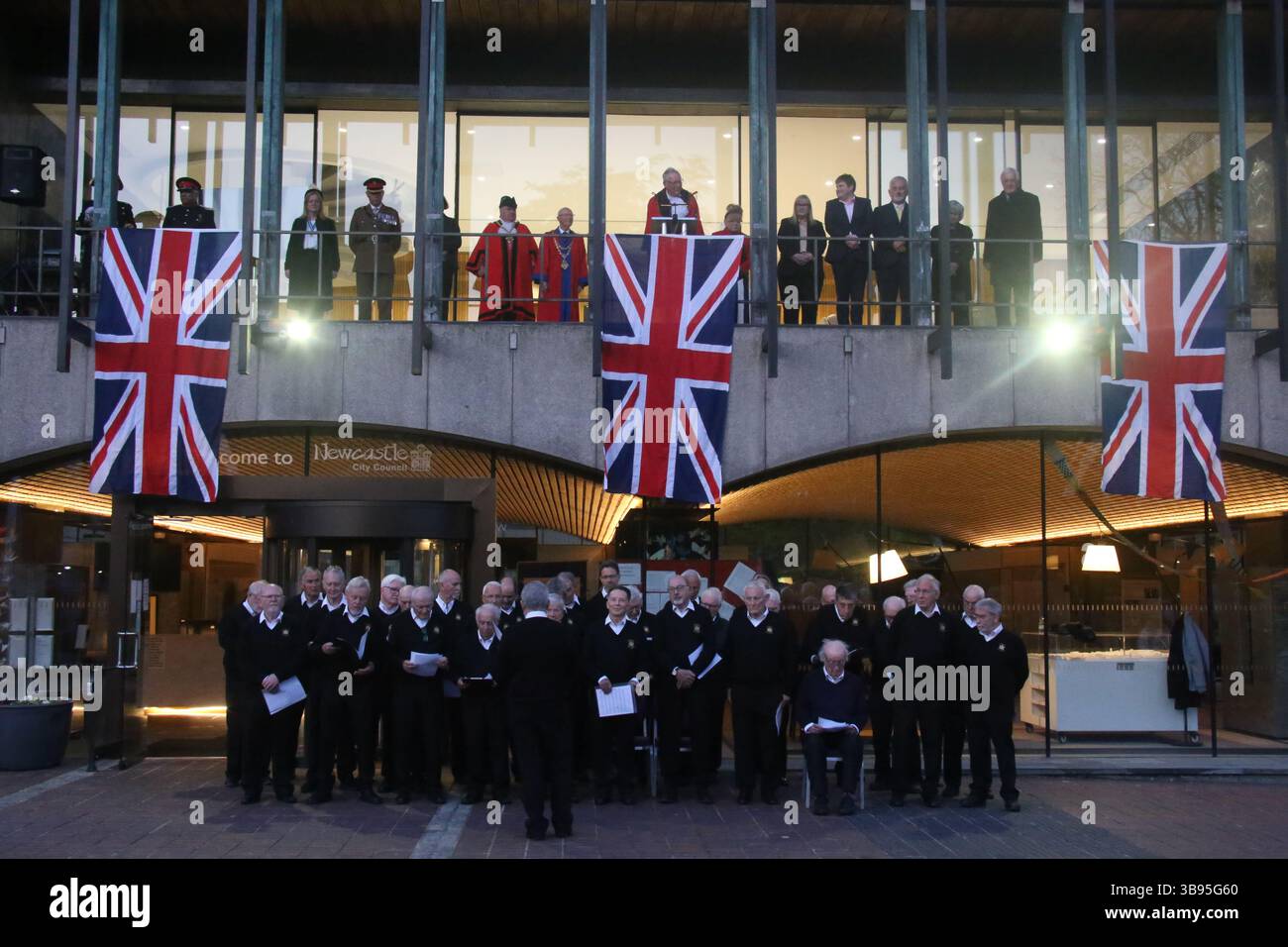 Veterans, Band of the Royal Regiment of Fusiliers and members of the ...