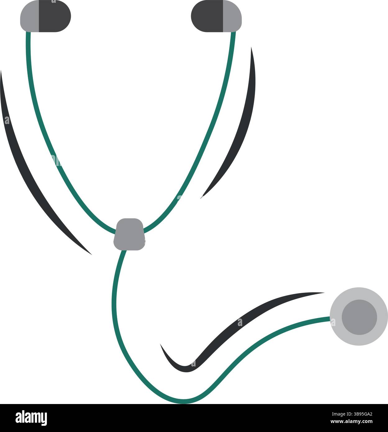 Stethoscope icon acoustic medical hi-res stock photography and images ...