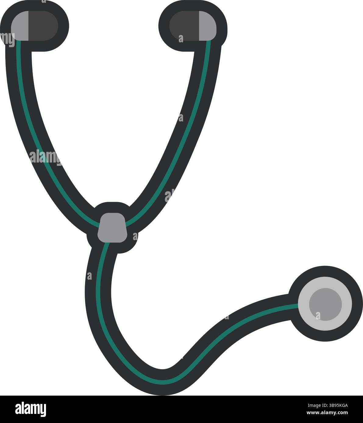 Stethoscope icon acoustic medical hi-res stock photography and images ...