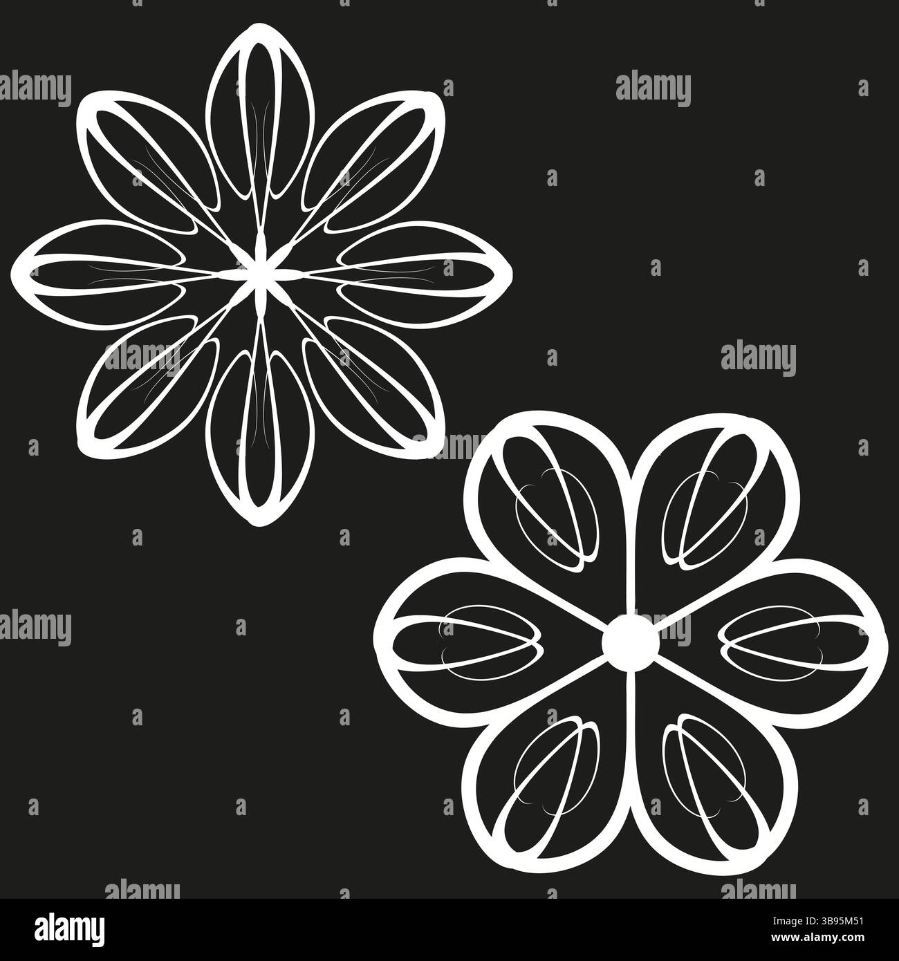 Blooms form Stock Vector Images - Alamy