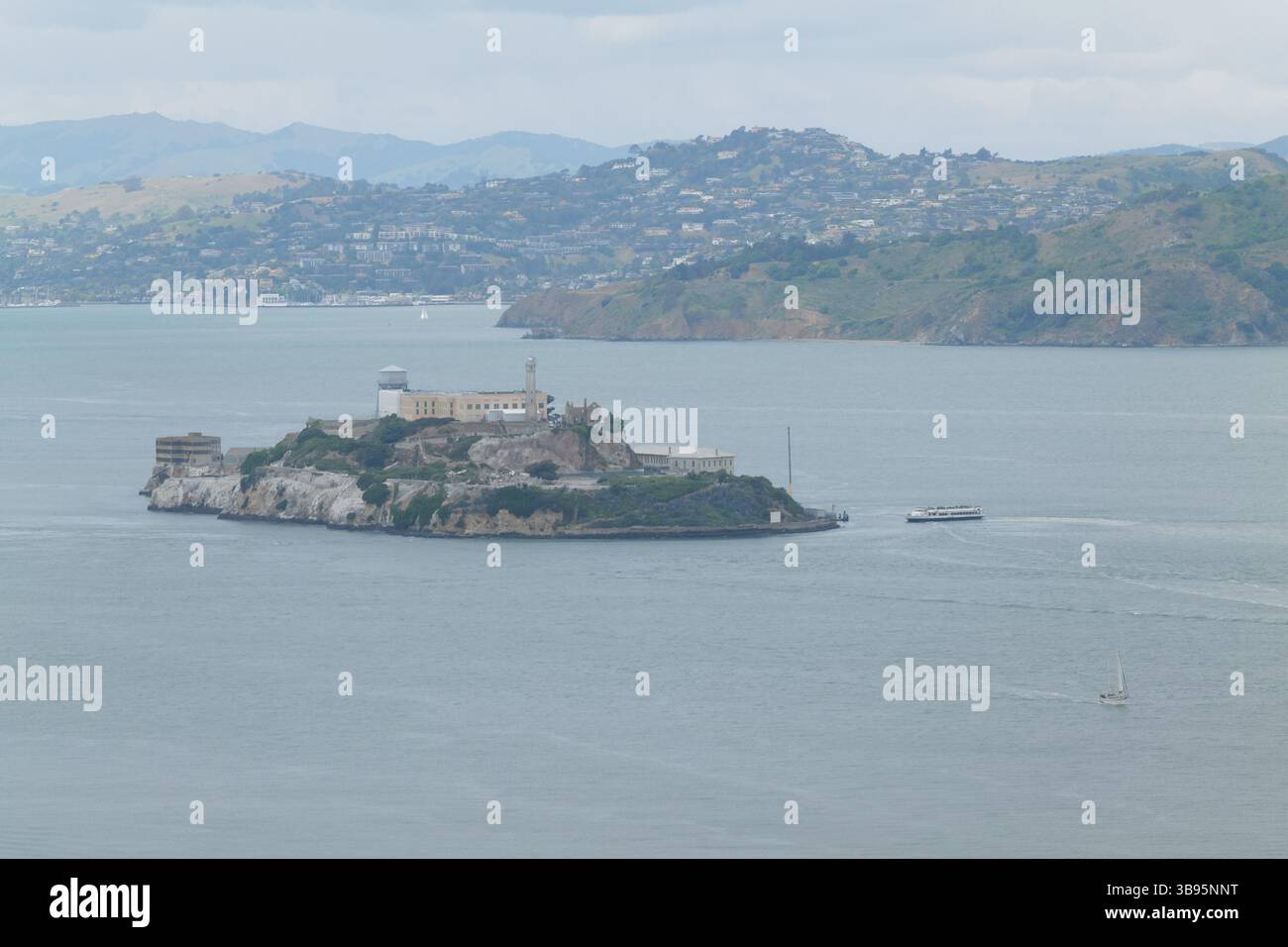 The notorious Alcatraz Island and maximum-security federal penitentiary ...