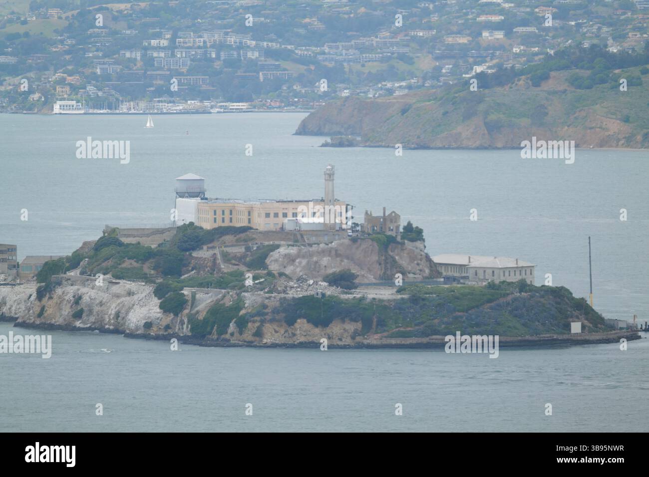 The notorious Alcatraz Island and maximum-security federal penitentiary ...