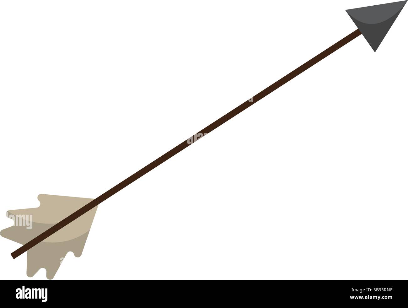 Sharp flying arrow. Vector illustration Stock Vector Image & Art - Alamy