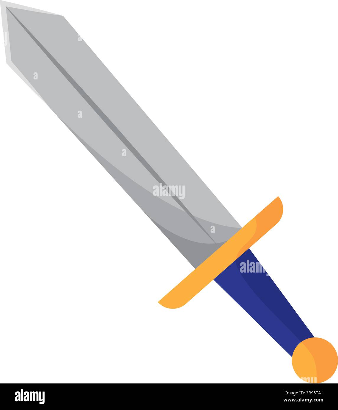 Short medieval sword. Vector illustration Stock Vector Image & Art - Alamy