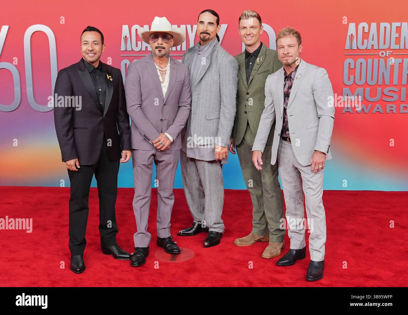 Howie Dorough, from left, AJ McLean, Kevin Richardson, Nick Carter, and Brian Littrell of ...