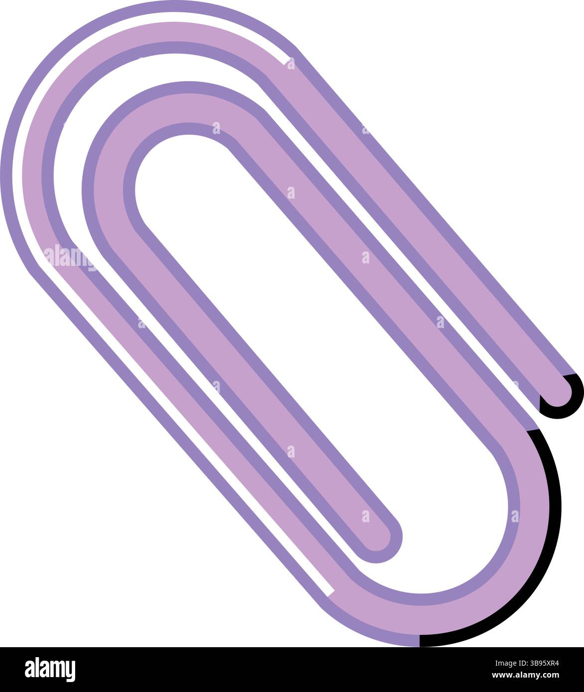 Minimalist paperclip Stock Vector Images - Alamy