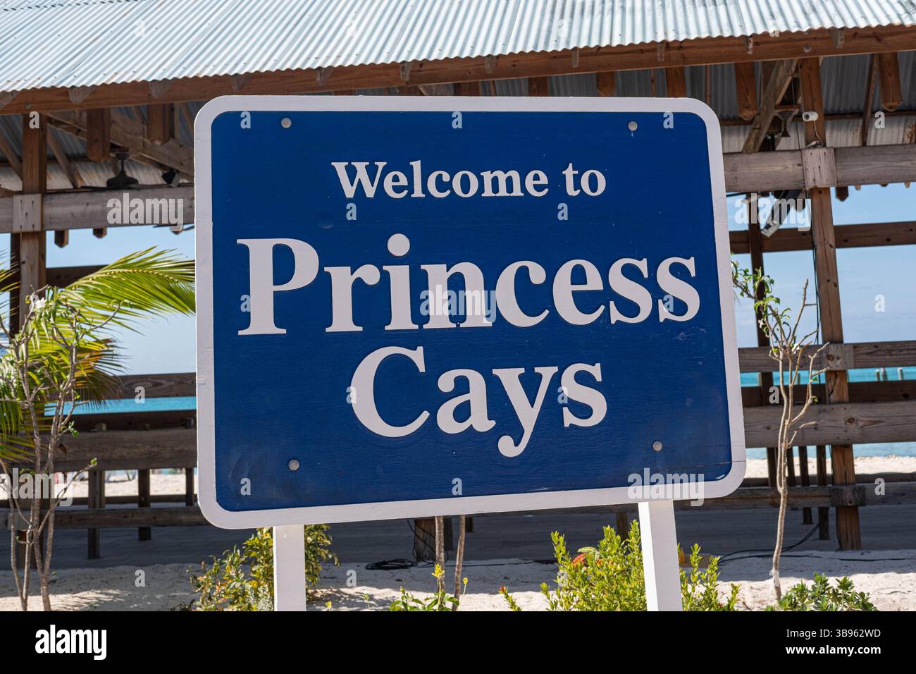 PRINCESS CAYS, BAHAMAS - January 30, 2025: Welcome to Princess Cays ...