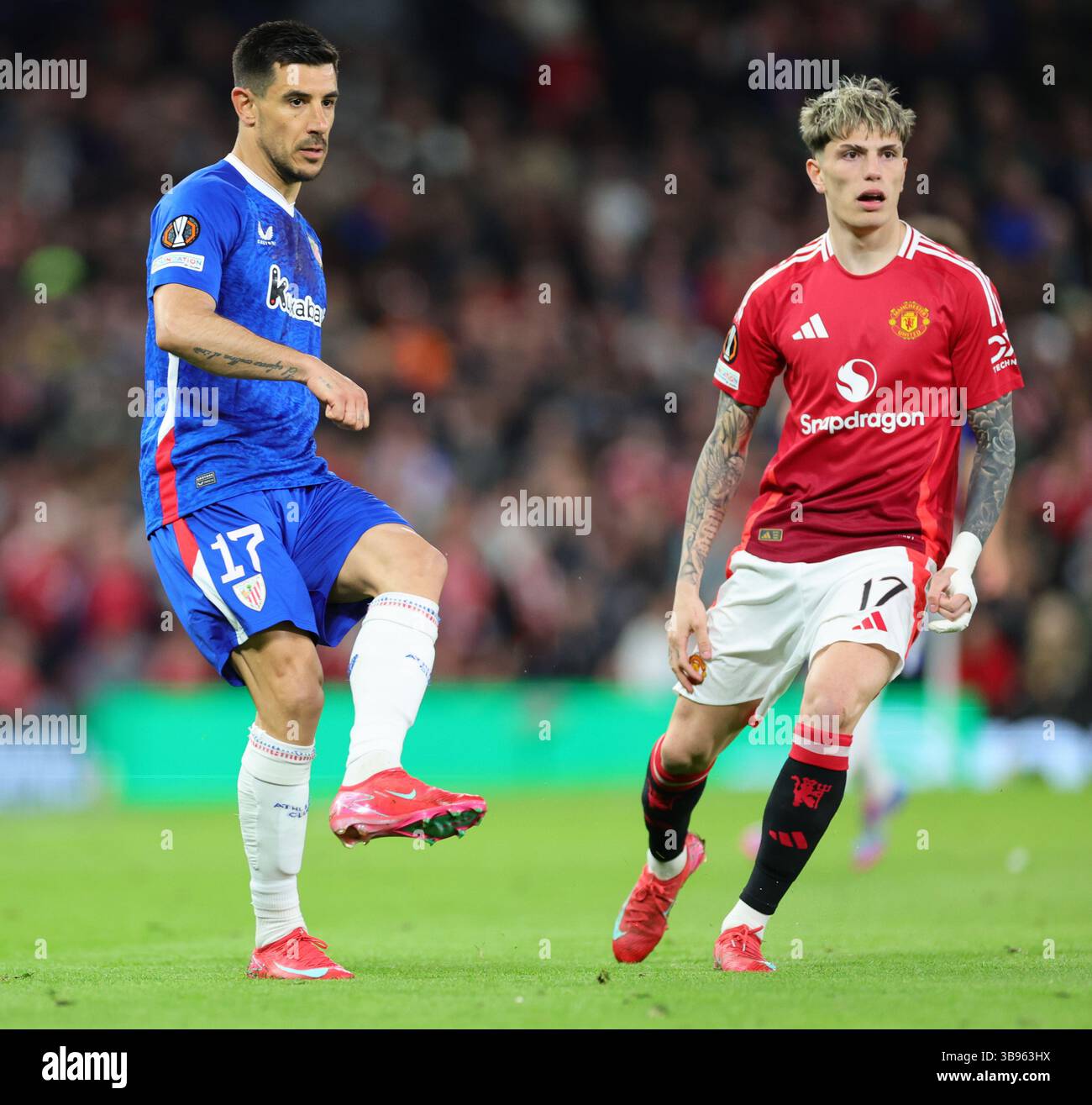 Old Trafford, Manchester, UK. 8th May, 2025. Europa League Semi Final ...
