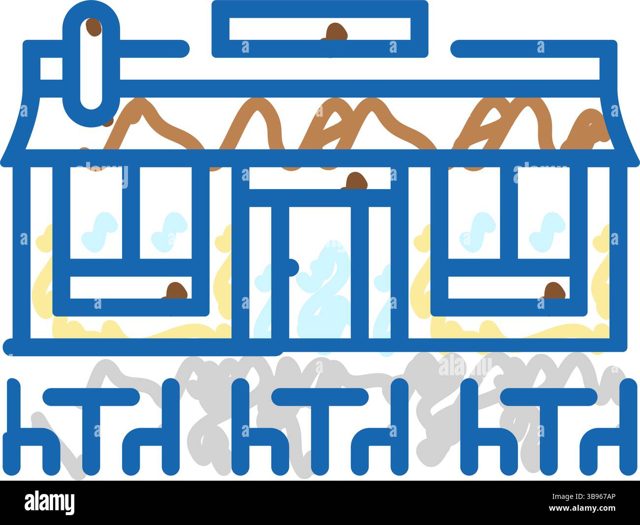 Traditional food thailand cafe Stock Vector Images - Alamy