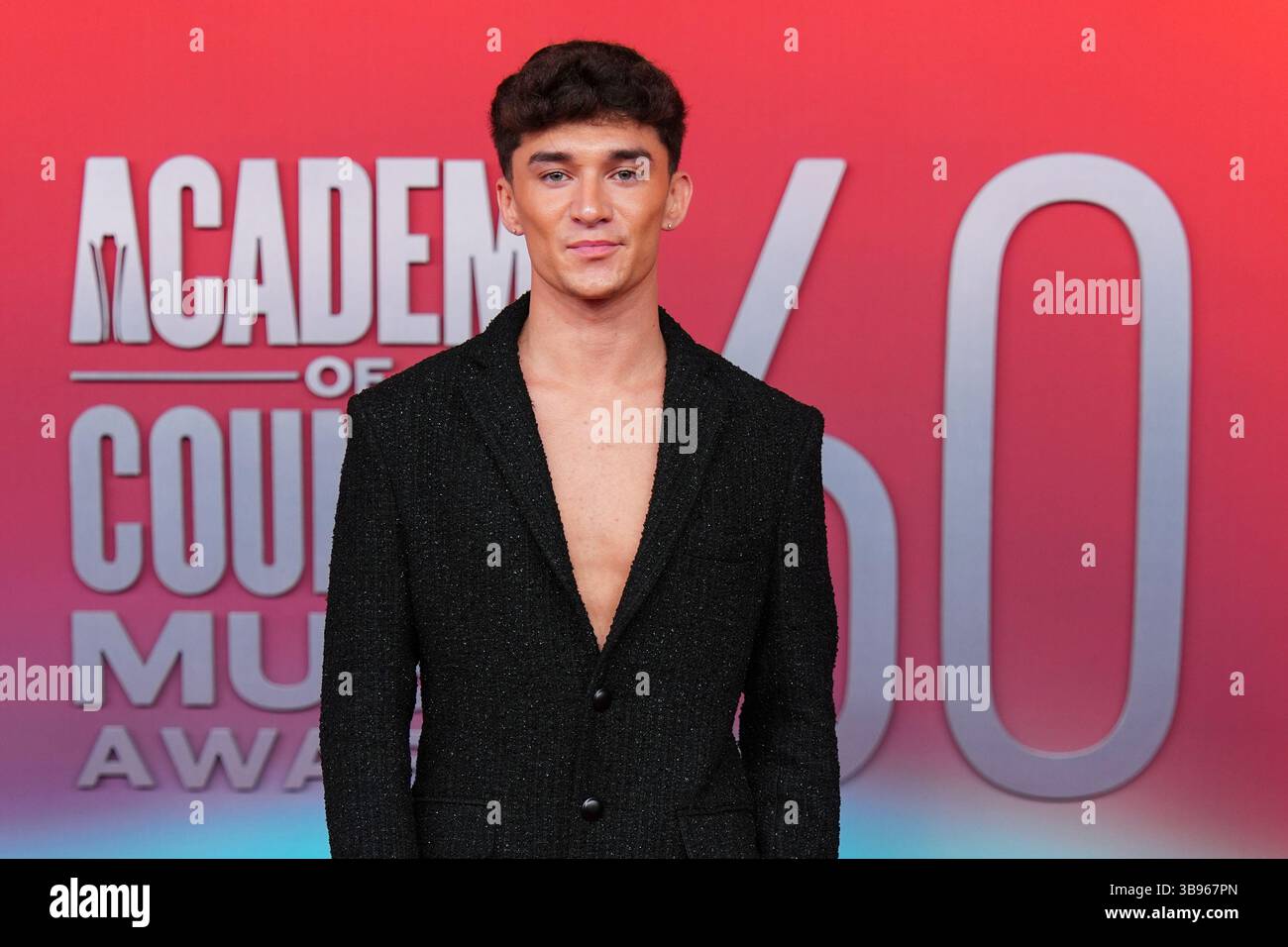 Tyler Downs arrives at the 60th annual Academy of Country Music Awards ...