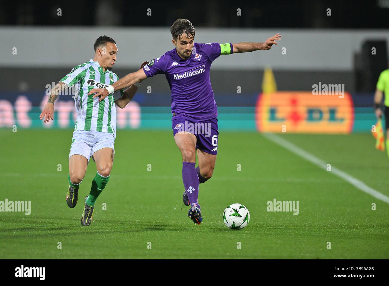 Artemio Franchi Stadium, Florence, Italy. 8th May, 2025. Conference ...