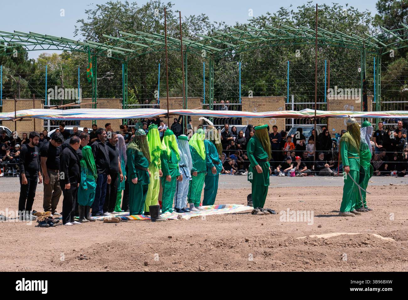 July 28, 2023, Tabriz, East Azerbaijan, Iran: A view of reenactment of ...