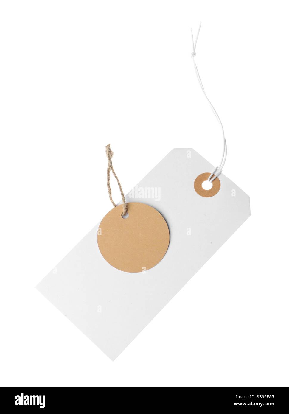 Kraft paper gift tags Cut Out Stock Images & Pictures - Alamy
