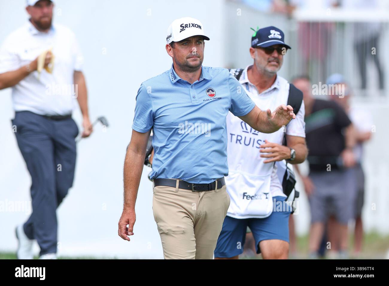 PHILADELPHIA, PA - MAY 08: Keegan Bradley walks off the 16th tee during ...