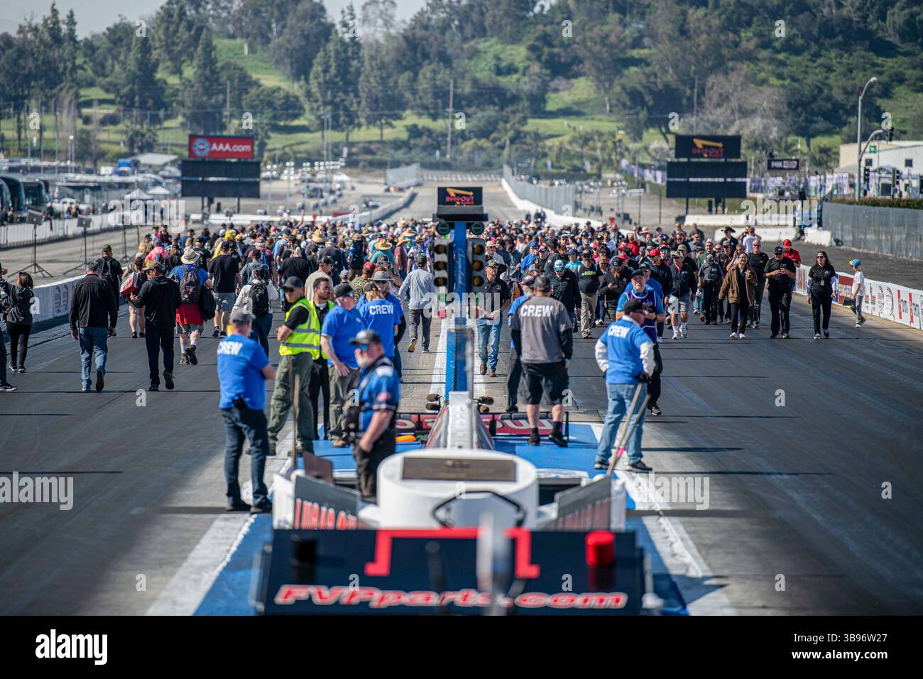 April 2, 2023, Pomona, California, United States: Fans are allowed to ...