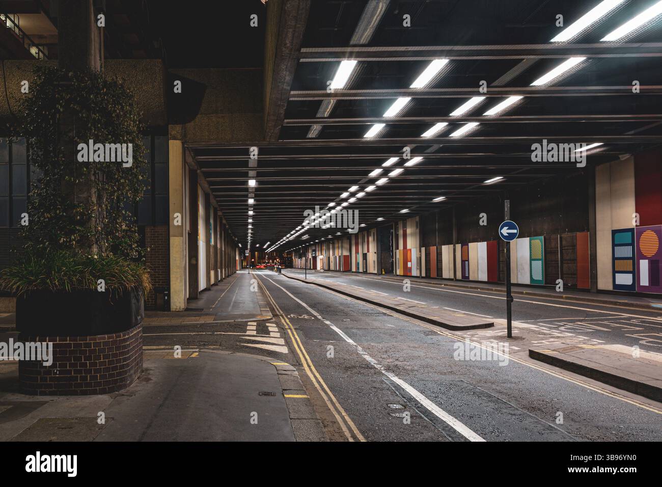 Beech Street Tunnel - City of London Stock Photo - Alamy