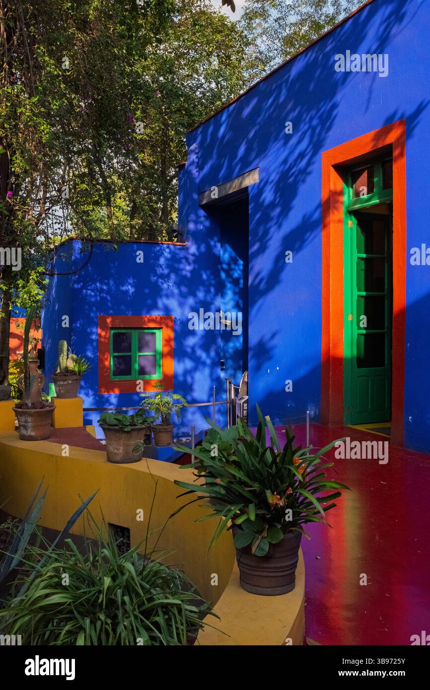 Frida Kahlo Museum called La Casa Azul in the Coyoacan borough of ...