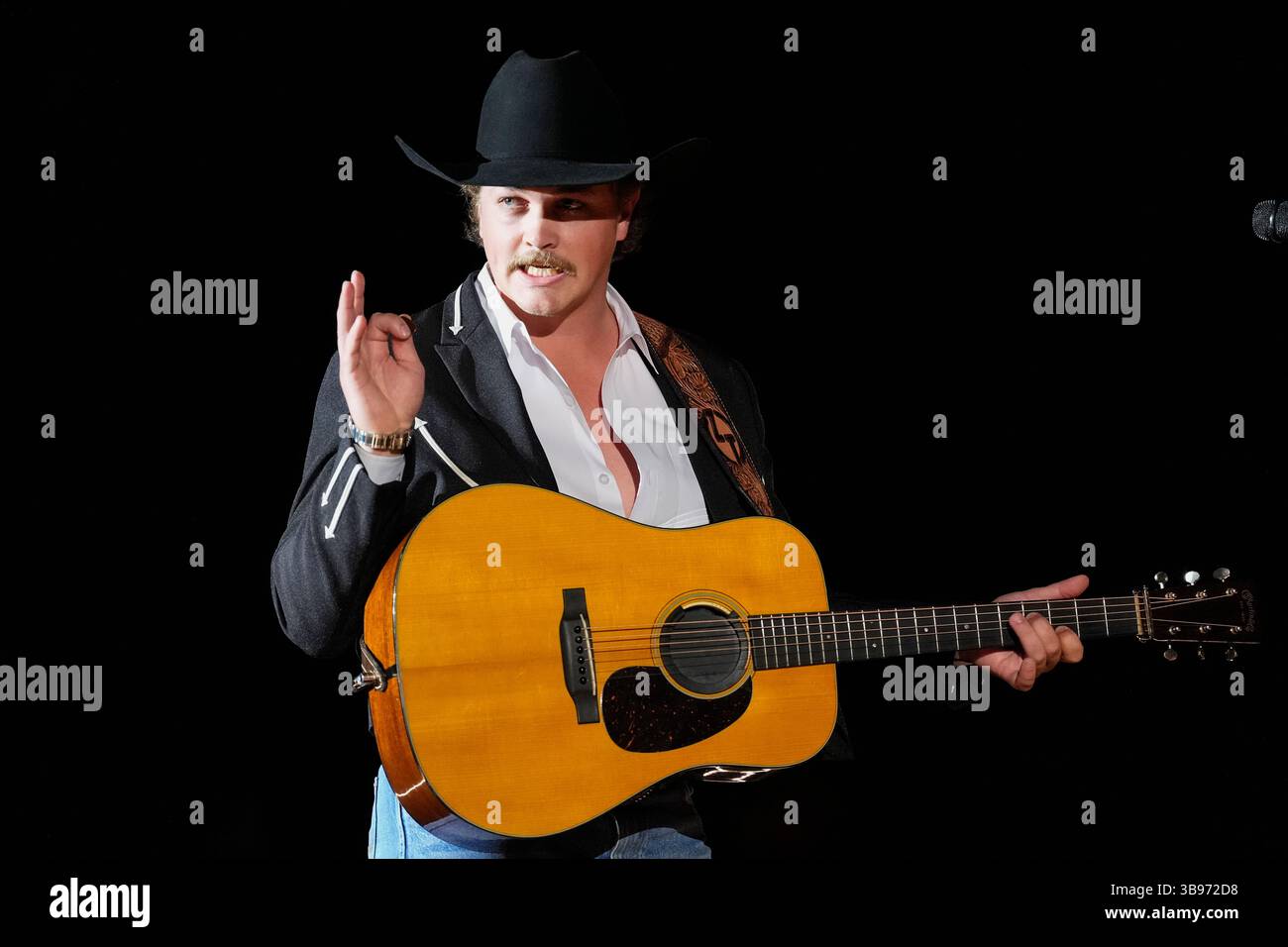 Zach Top performs "Use Me" during the 60th annual Academy of Country ...