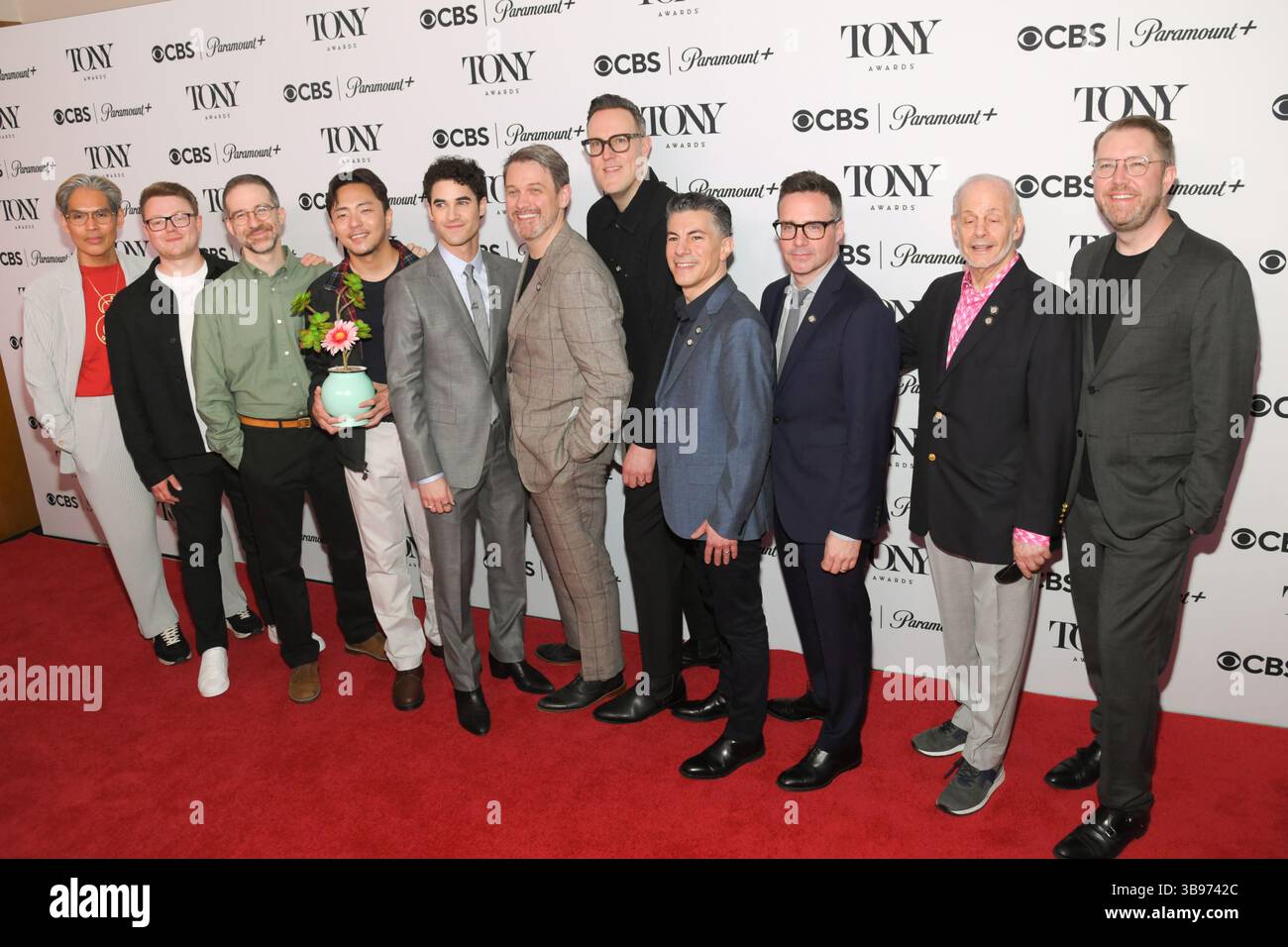 New York, USA. 08th May, 2025. (L-R) Clint Ramos, George Reeve, Will ...
