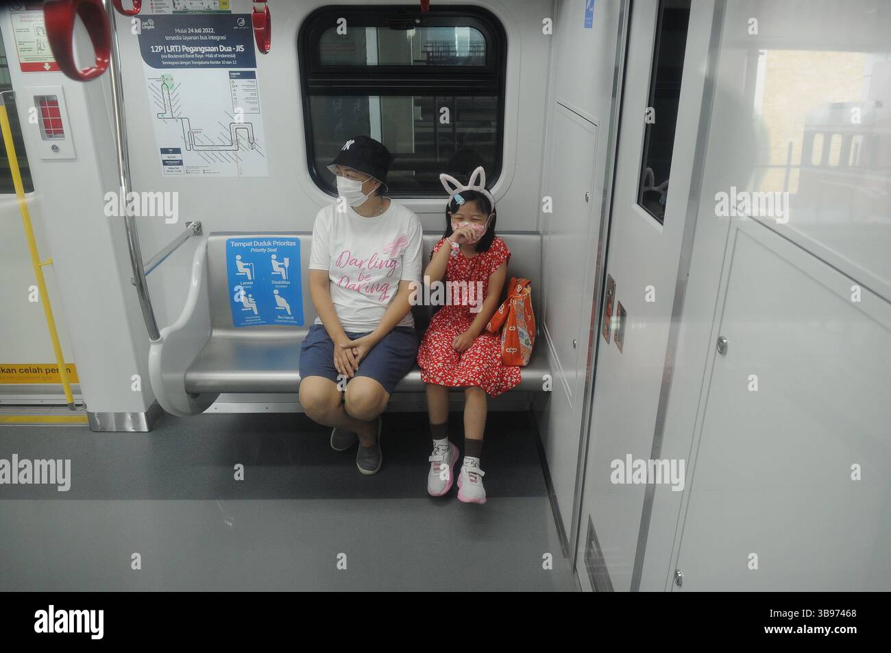 January 1, 2009, Pengansaan dua, Jakarta, INDONESIA: Passenger activity ...