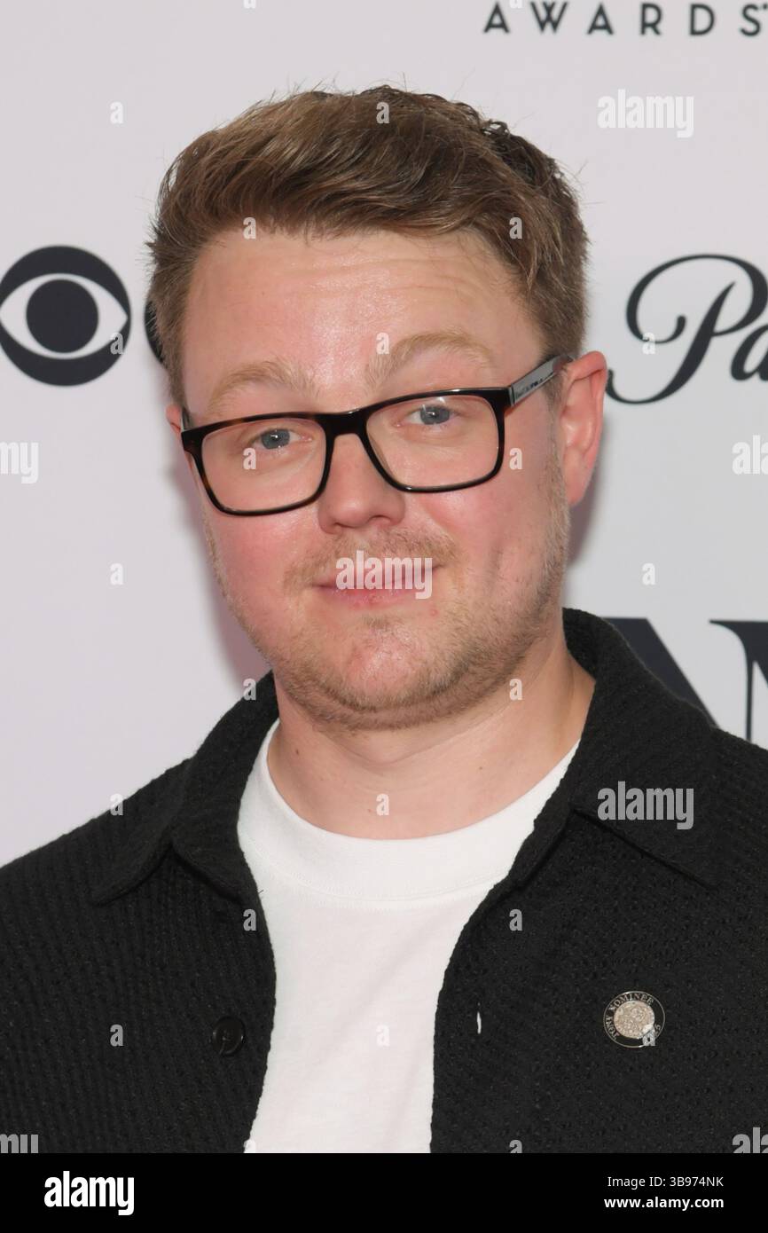 George Reeve attending the 78th Annual Tony Awards Meet the Nominees ...