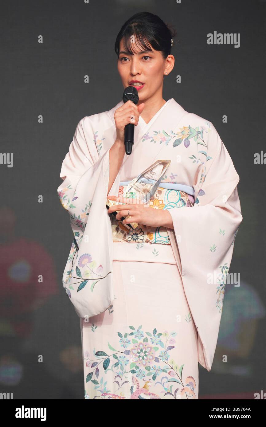 Tokyo, Japan. 8th May, 2025. Koyomi Iwasaki () Volleyball : 2024-25 SV.LEAGUE Award in Tokyo ...