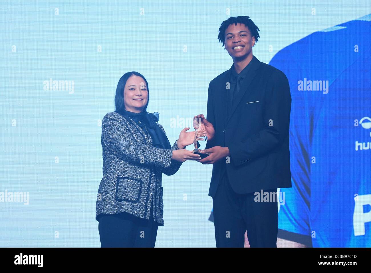 Tokyo, Japan. 8th May, 2025. (L-R), Larry Ik Evbade-Dan () Volleyball ...