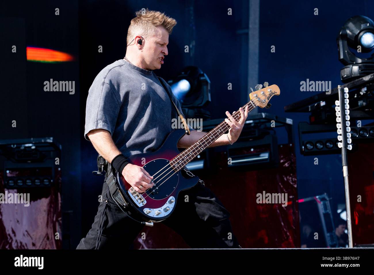 Brad Walst of Three Days Grace performs during Sonic Temple Art and ...