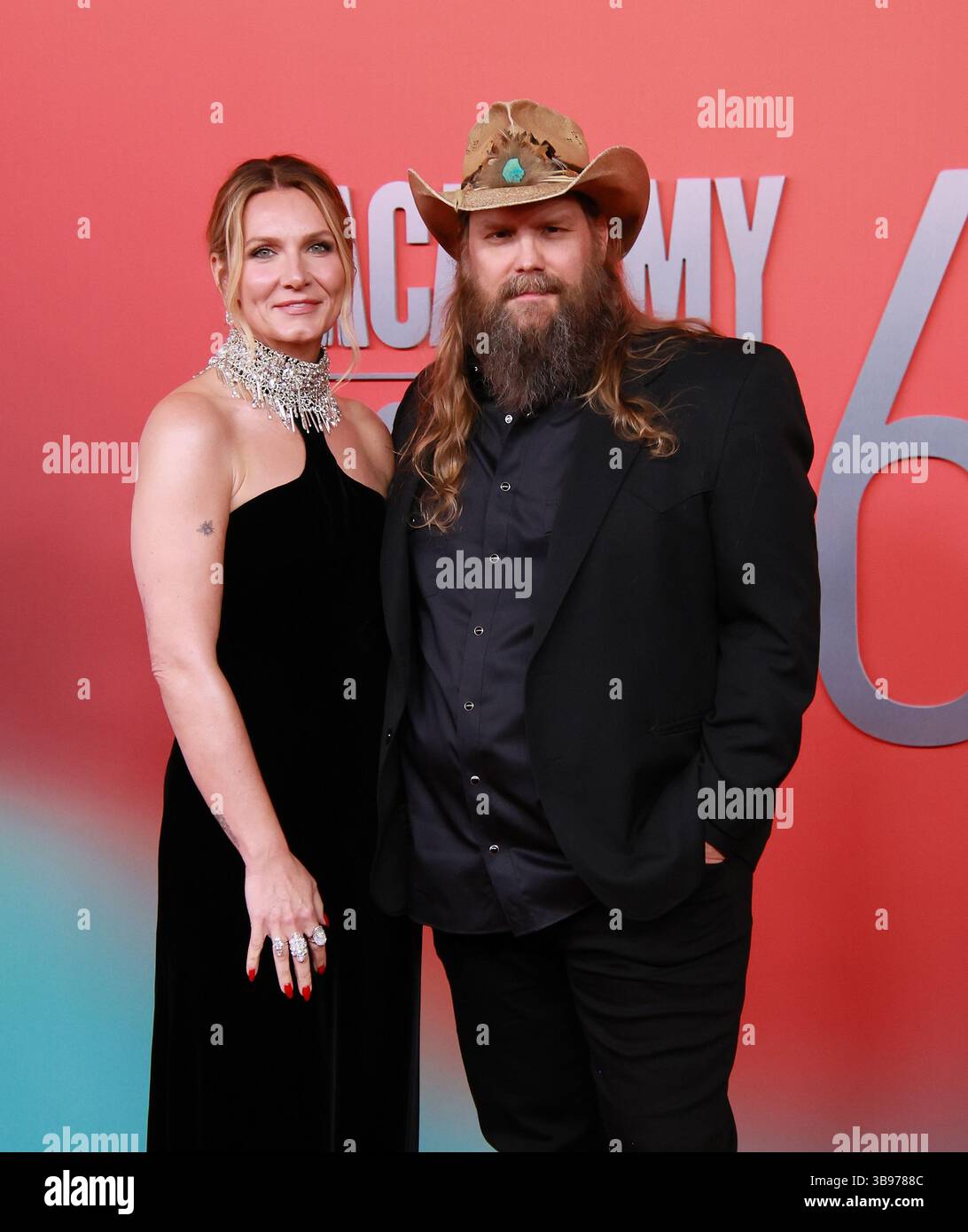 Morgane Stapleton, Chris Stapleton attend the 60th Academy of Country ...