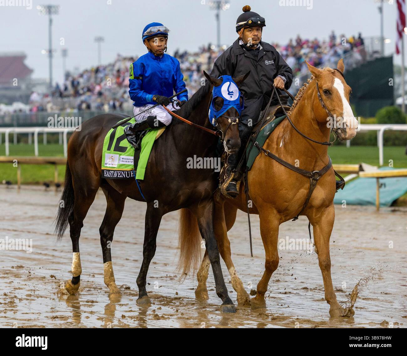 May 3, 2025, Louisville, Ky, USA: East Avenue (12), ridden by Manuel ...