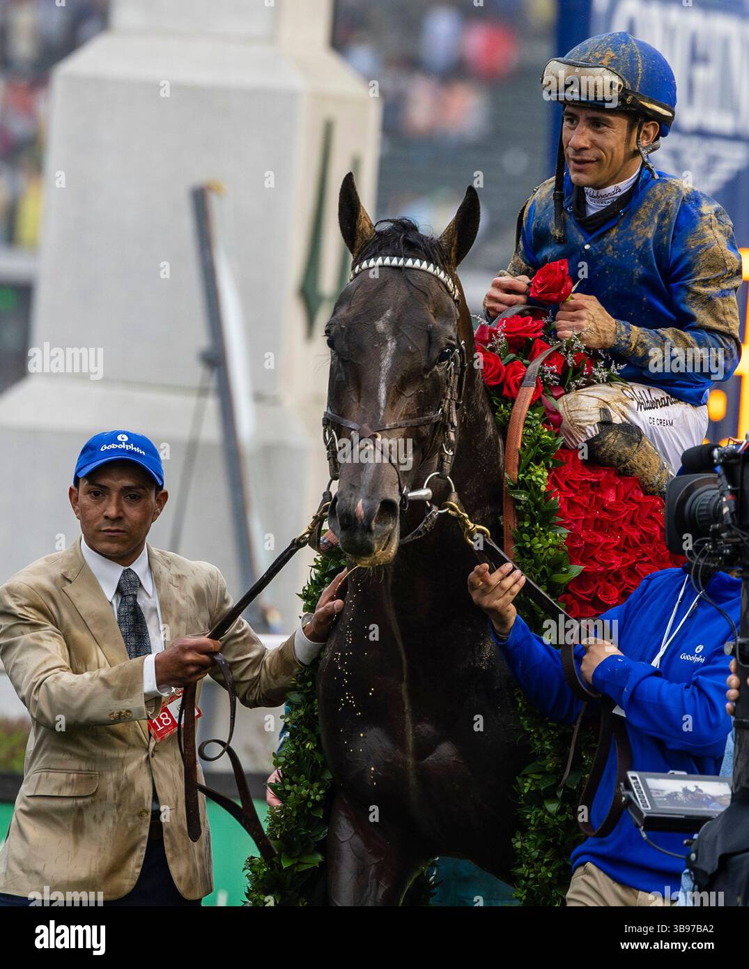 May 3, 2025, Louisville, Ky, USA: Sovereignty (18) ridden by Junior ...