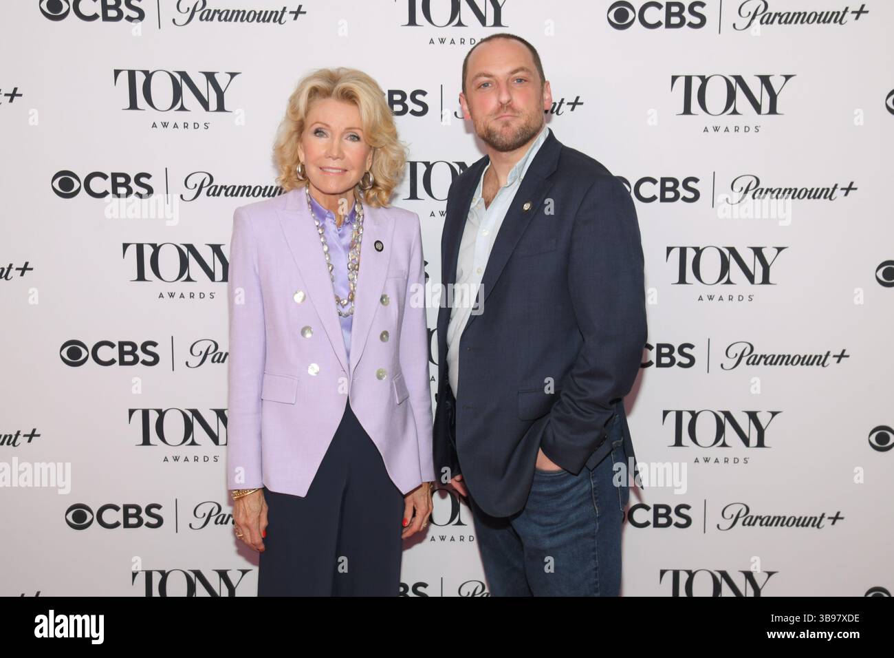 New York, USA. 08th May, 2025. (R-L) Darren Johnston and Christine ...