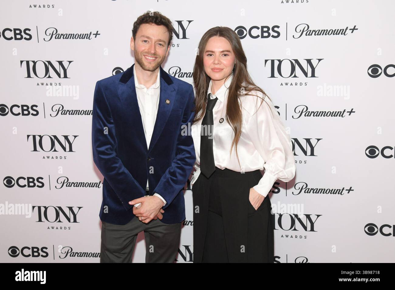 New York, USA. 08th May, 2025. (L-R) Benjamin Velez and Joy Huerta attending the 78th Annual ...