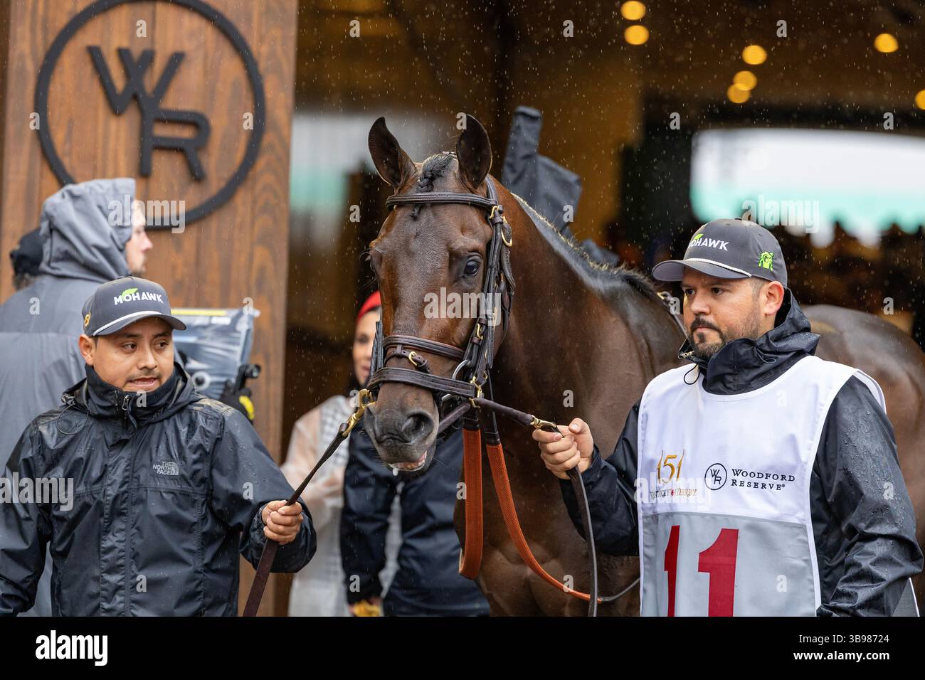 May 3, 2025, Louisville, Ky, USA: Flying Mohawk (11) in the paddock for ...